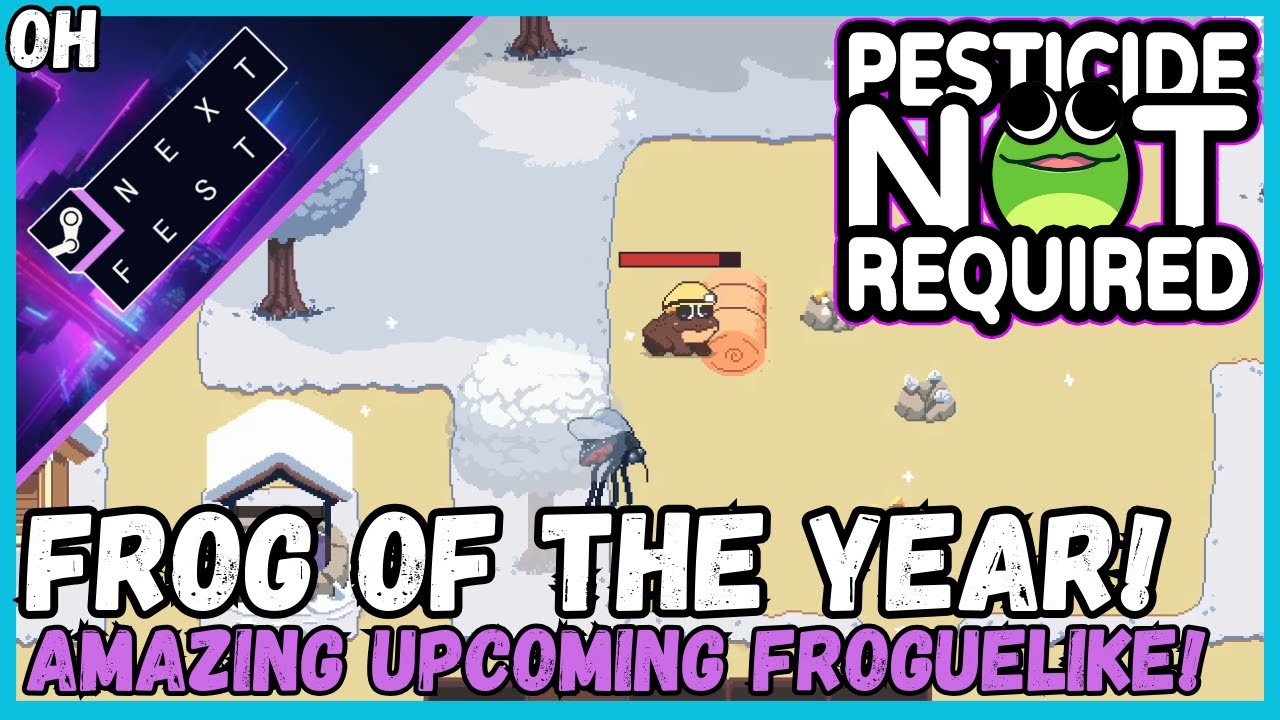 Frog Of The Year! AMAZING Farming Roguelike! Steam Next Fest! Pesticide ...