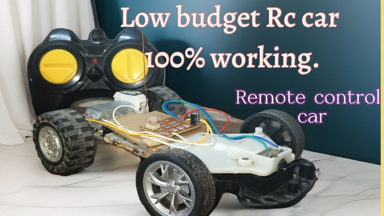 How to make a Remote control car.DIY rc car. রিমোট কন্ট্রোল গাড়ি ...