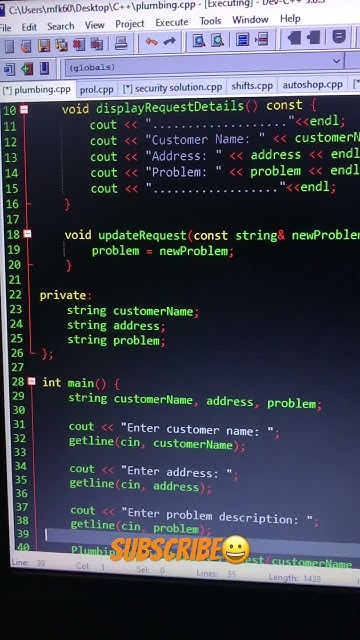 Plumbing Ide Dev C Cppprogramming Youtube