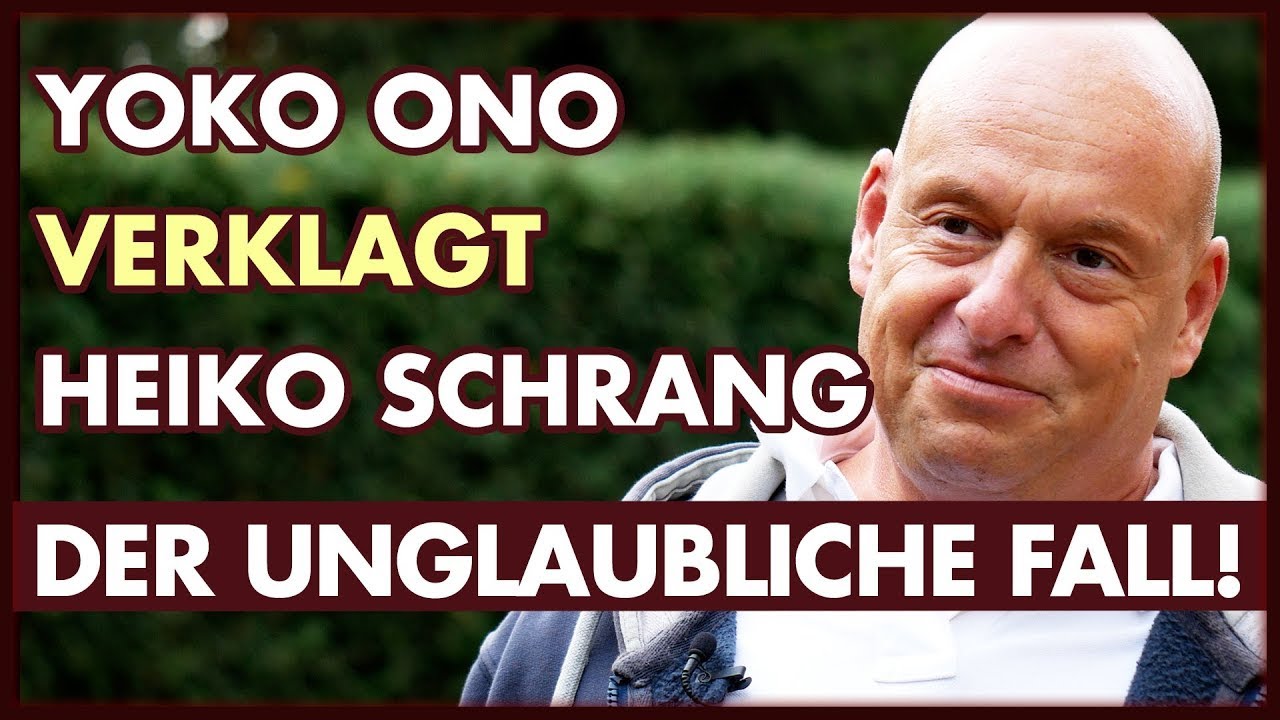 WELTSTAR VERKLAGT MICH! Das kranke Urteil zum Fall Yoko Ono - YouTube