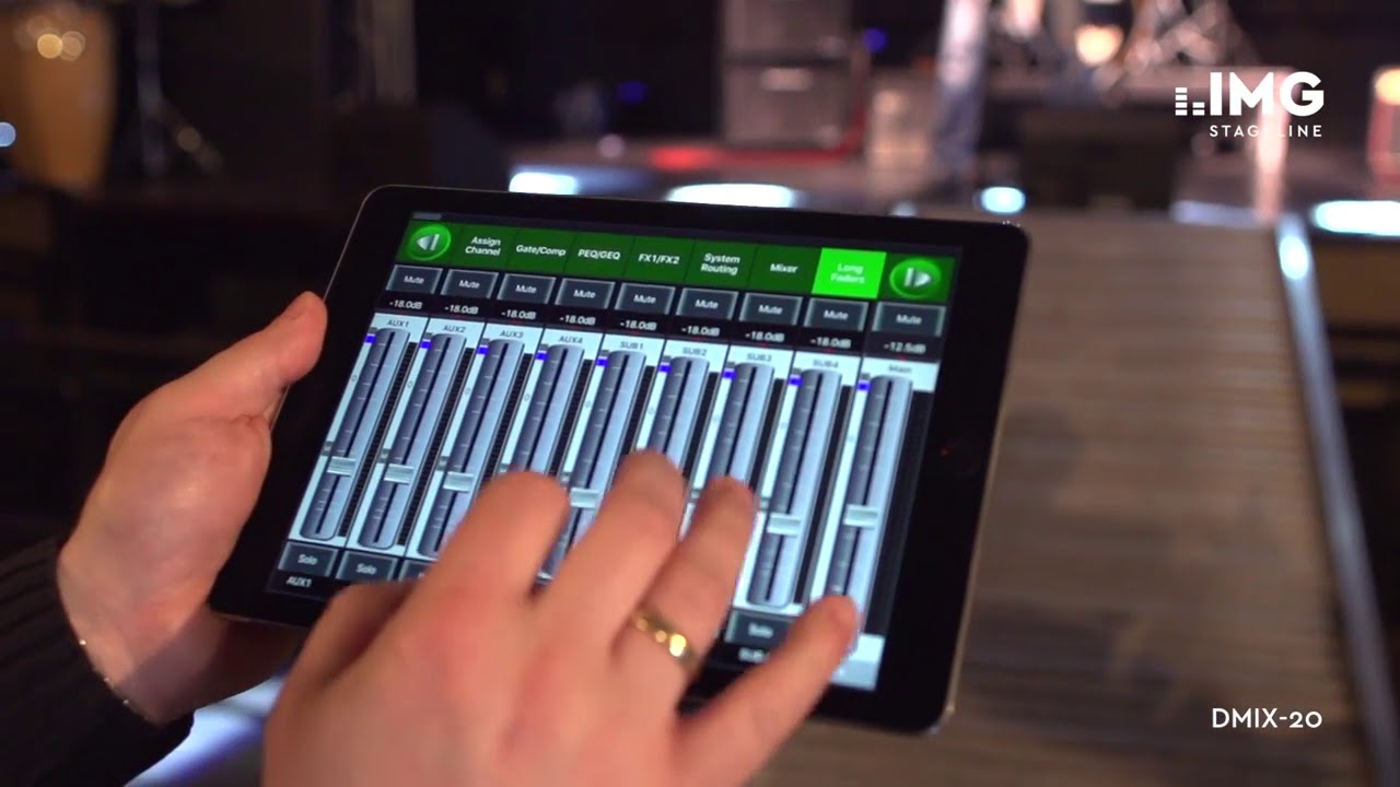 Digitální mixpult Img Stage Line DMIX-20 - YouTube