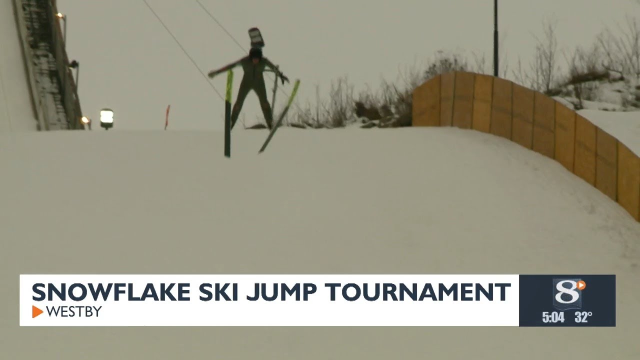 Snowflake Ski Jump Tournament - YouTube