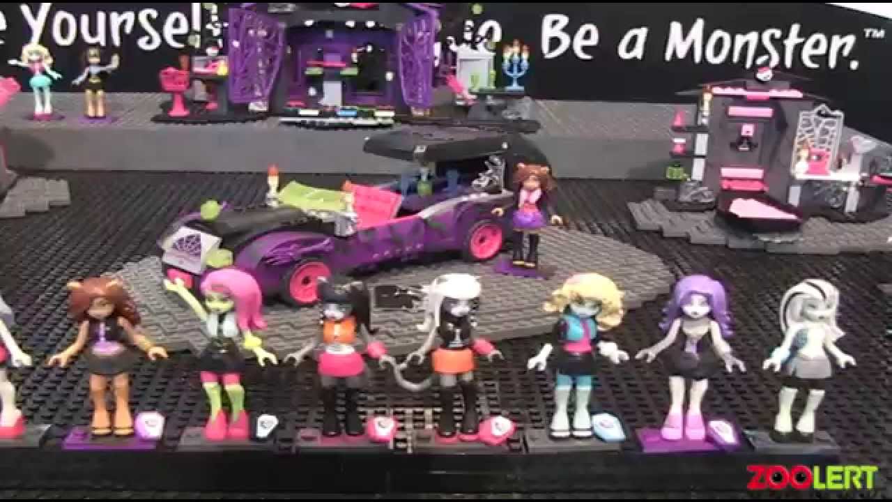 MegaBloks Monster High Construction Set NYTF 2015 - YouTube