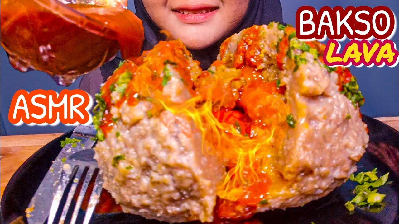 ASMR BAKSO LAVA SUPER JUMBO💥 ASMR BAKSO LAVA BERANAK‼️🔥 - YouTube