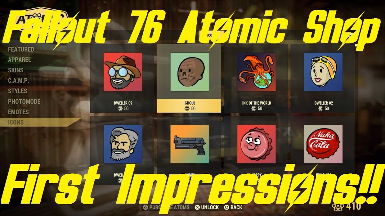 Exploring The Fallout 76 Atomic Shop For The First Time!!!! First Look ...