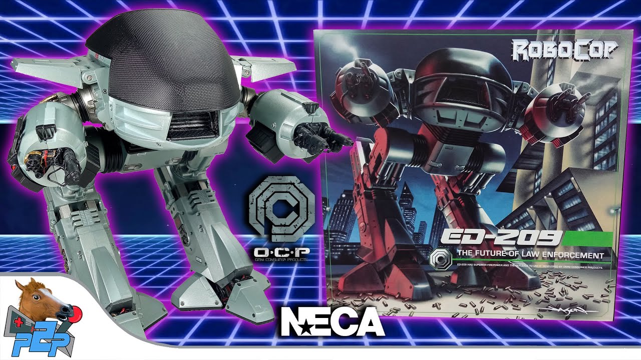 🤖 ED-209 🤖 Robocop Neca Review - YouTube