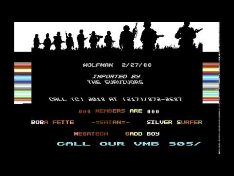 The Survivors 2019 Intro - Commodore 64 - C64 - Rolling Thunder - Cracktro