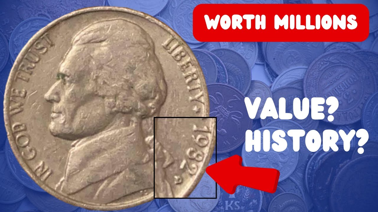 Rare and Valuable: 1982 D Jefferson Nickel || Rare Coins Worth Millions ...