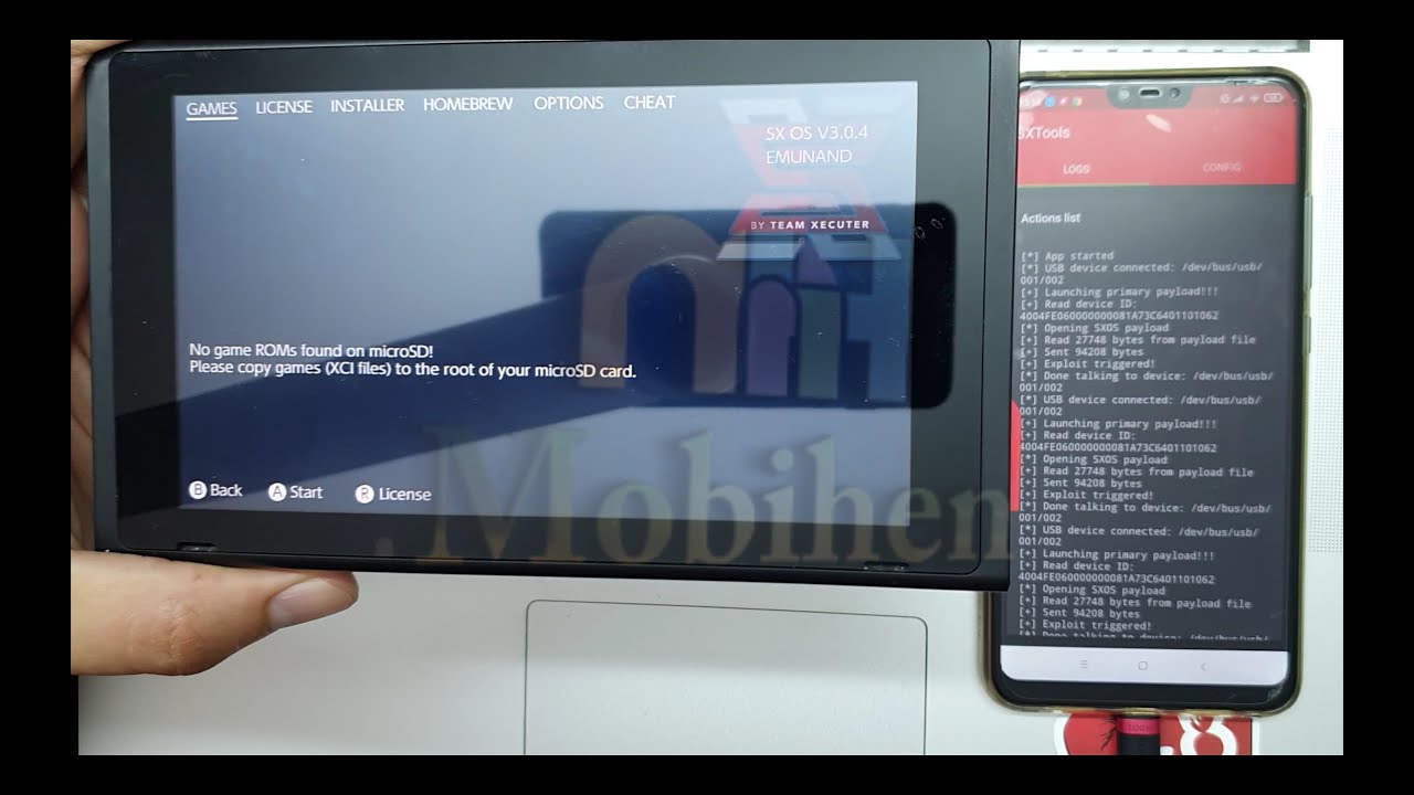 Fully Boot into SX OS using Android Phone - YouTube