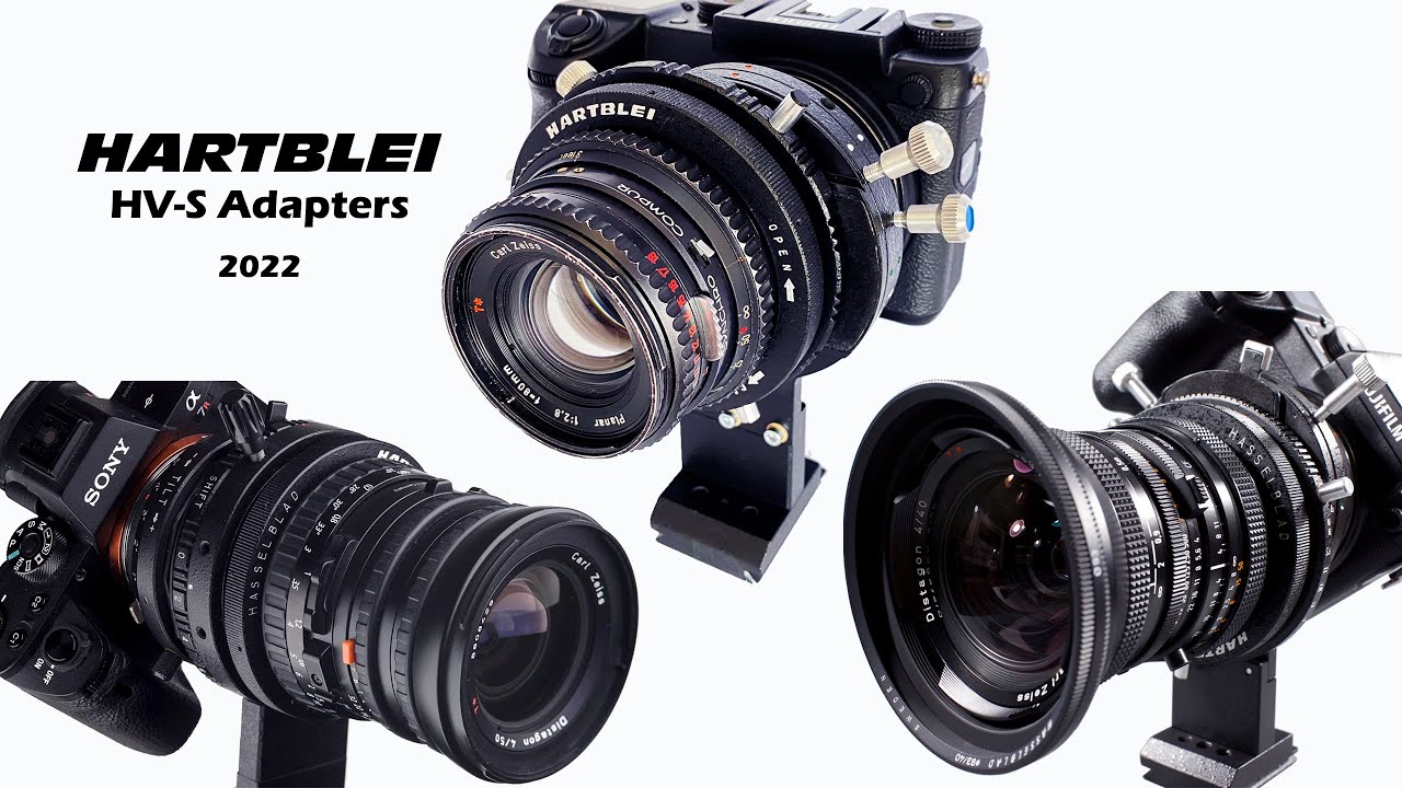Three versions of Hartblei HV-S adapter to use Hasselblad V Carl Zeiss ...