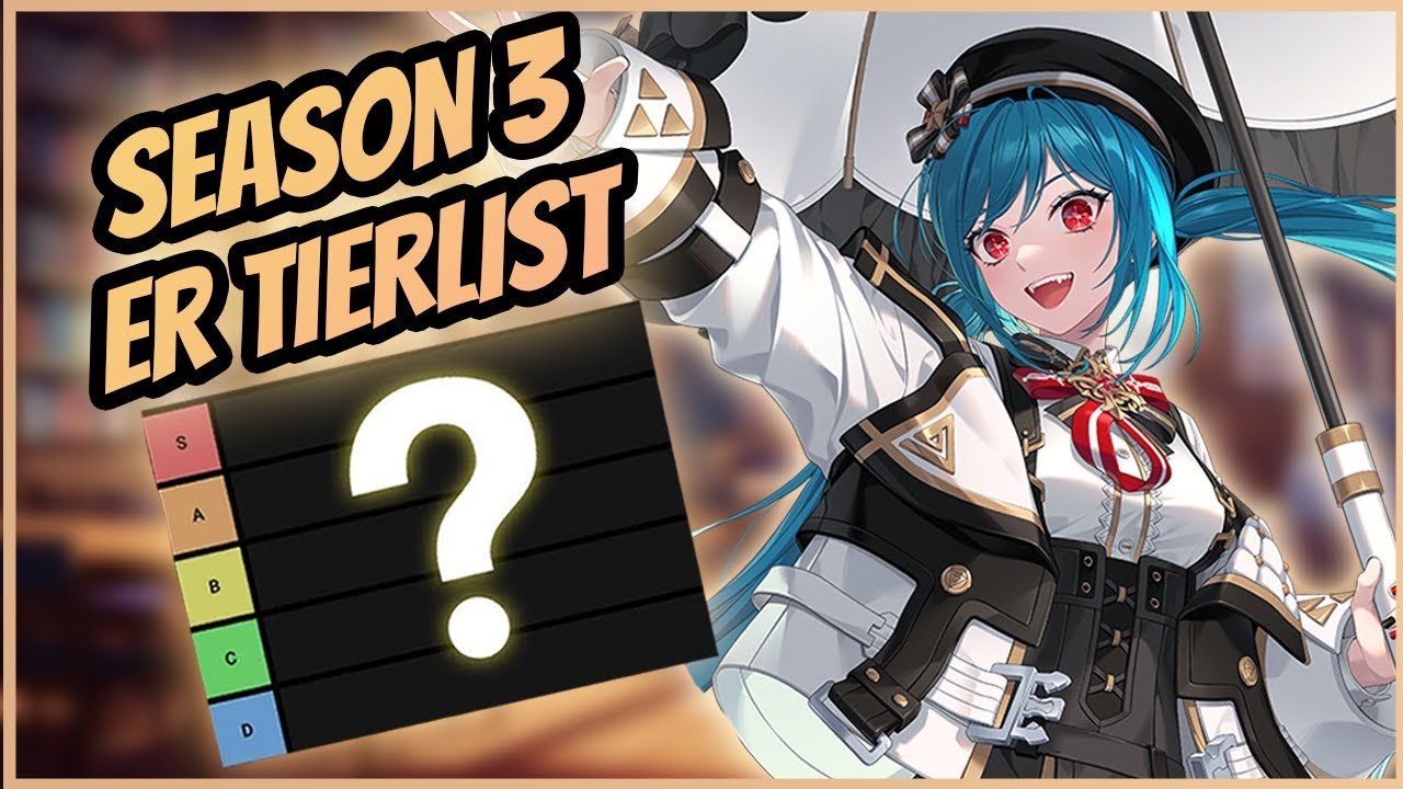 Eternal Return Season 3 FINAL Updated TIER LIST Based on High Elo KR ...