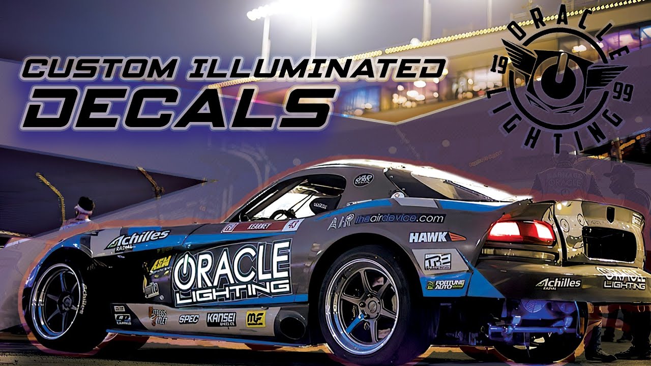 ORACLE Lighting Custom Illuminated Logo Decals- Custom Logos and ...