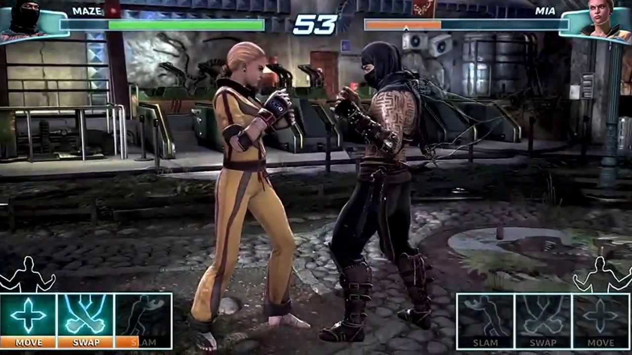 Fighter Within Arcade Mode Round One (Maze vs Mia) - YouTube