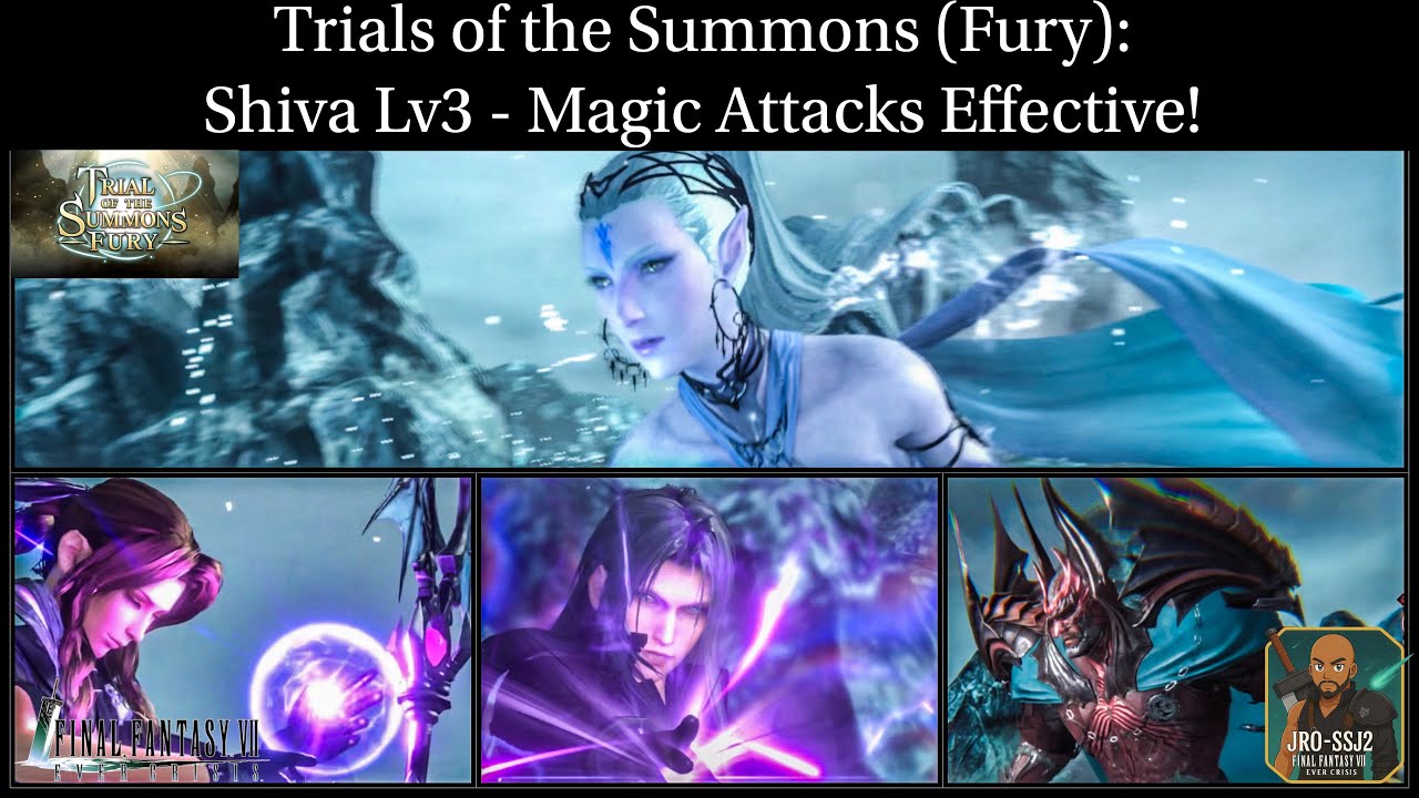 [FF7: Ever Crisis] Trials of the Summons (Fury): Shiva Lv3 - Magic ...