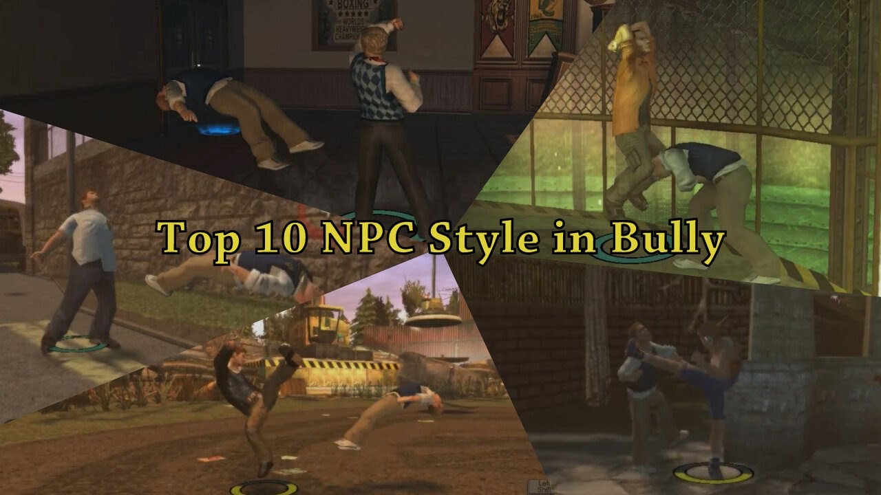 Top 10 NPC Characters in Bully - YouTube