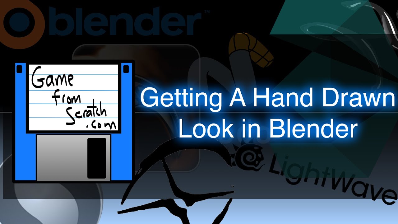 Getting A Hand Drawn Look in Blender Using Freestyle - YouTube