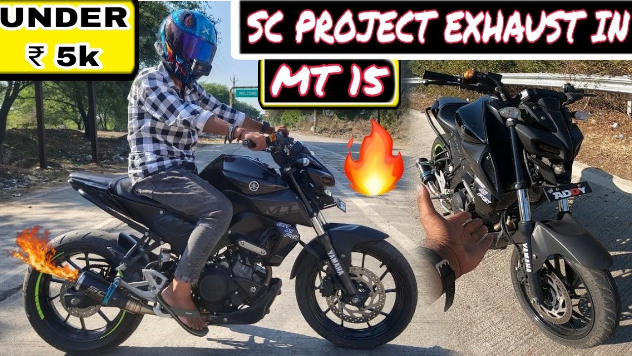 SC project exhaust in Mt 15 #yamaha full detail video with price - YouTube