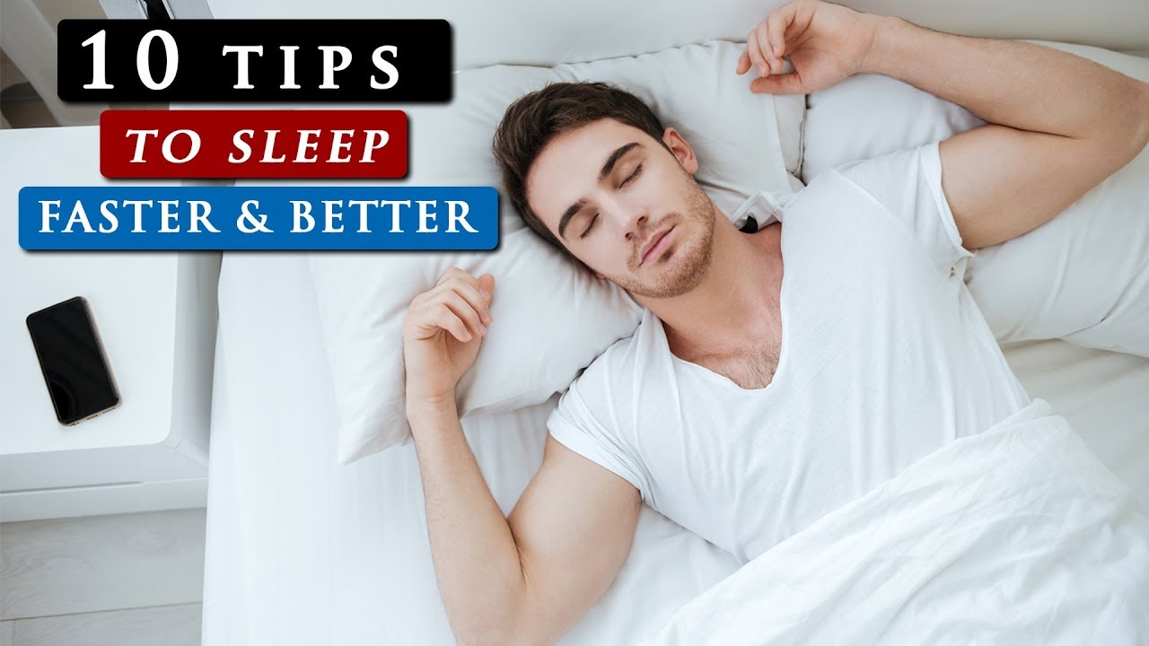 How to SLEEP FASTER and BETTER at night - YouTube