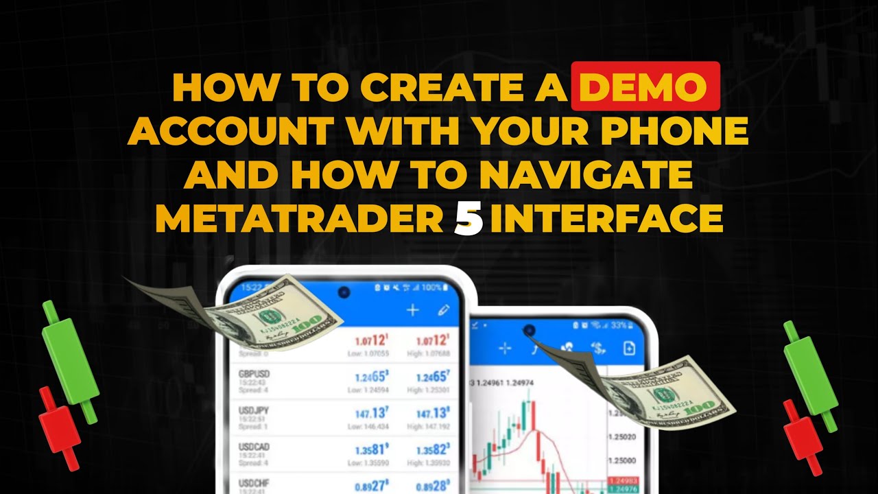 How To Open A Demo Account And Navigating Metatrader 5 Interface - YouTube