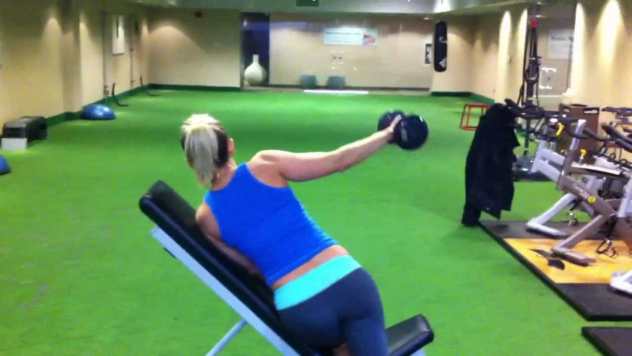 Female Shoulder Exercise: Side-Lying Lateral Raise - YouTube
