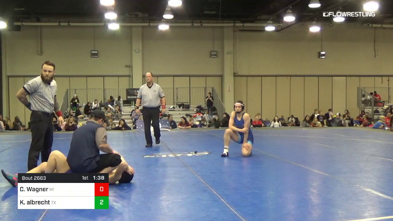 152 Lbs Quarterfinal Chloe Wagner Team Michigan Vs Kaylynn Albrecht ...