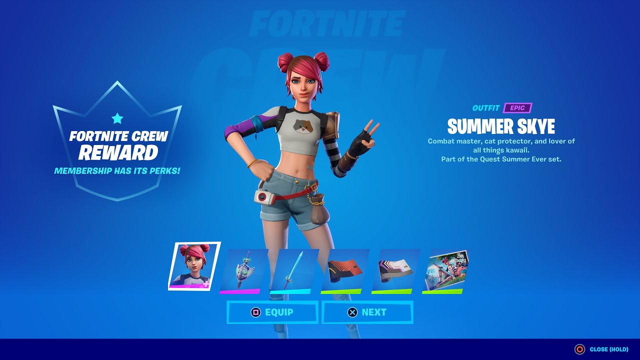 HOW TO GET NEW SUMMER SKYE CREW PACK IN FORTNITE! - YouTube