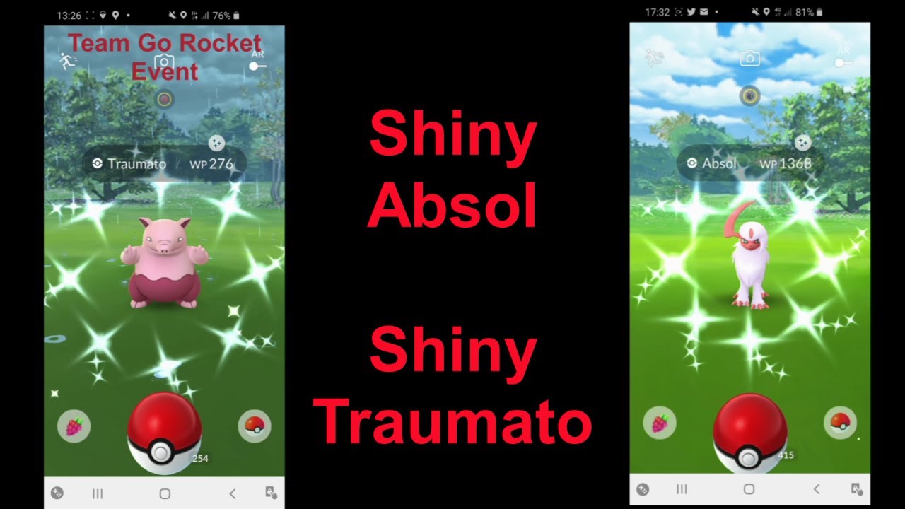 Shiny Absol in Wildnis gefangen, Team GO Rocket Event ... - Pokemon GO ...