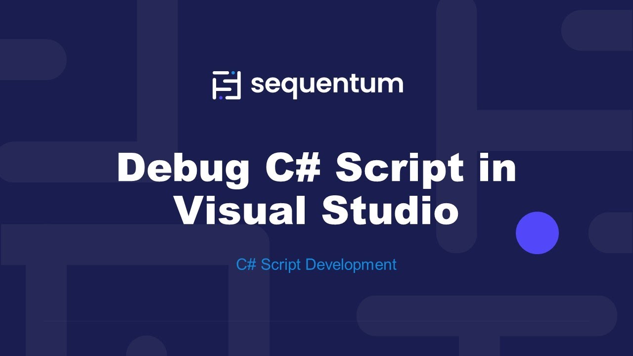 Debug Script In Visual Studio YouTube Debug Script In Visual Studio YouTube