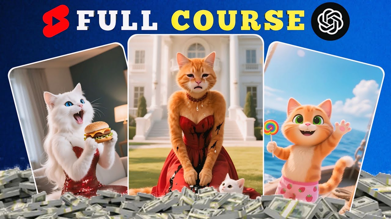 AI Cat Video Full Course | Create Viral Cat Animations Using AI ...