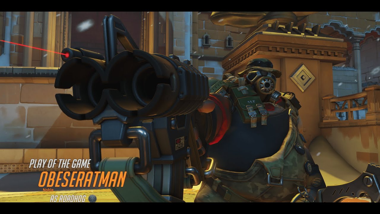 Whole Hog POTG (Road Hog Overwatch) - YouTube