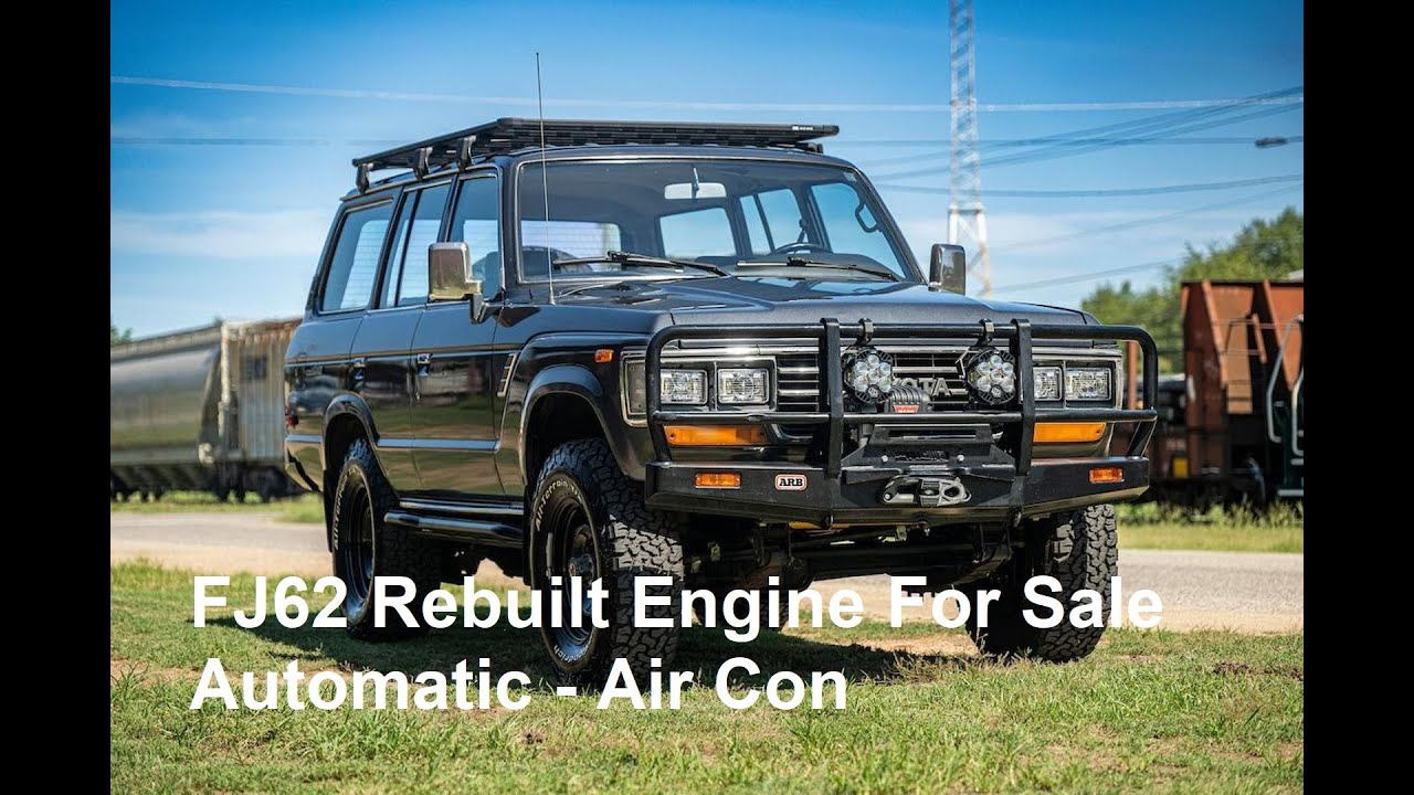 1988 Toyota Land Cruiser FJ62 Rebuilt 3FE Auto Air Con ARB White ...