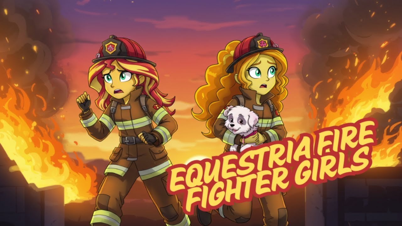 Equestria Fire Fighter Girls Dance Video AI Generated My Little Pony ...