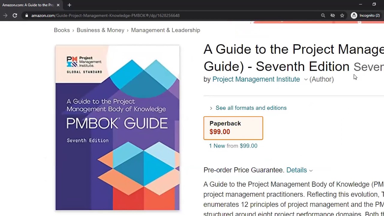 PMBOK Guide 7th Edition - 250 Pages (March 31st 2021 Release) - YouTube