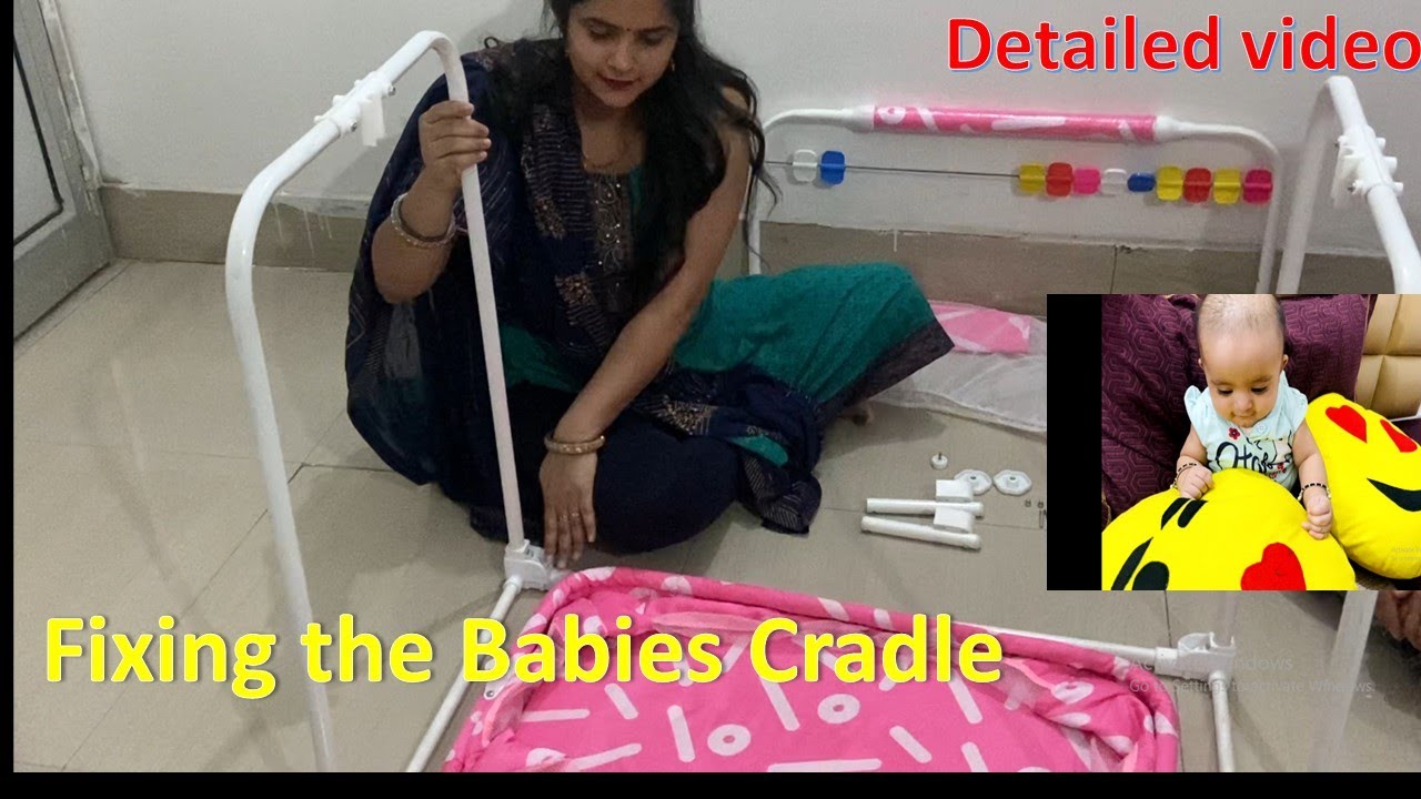 बच्चे के लिए आरामदायक क्रैडल! Unboxing Comfortable Cradle for Baby # ...