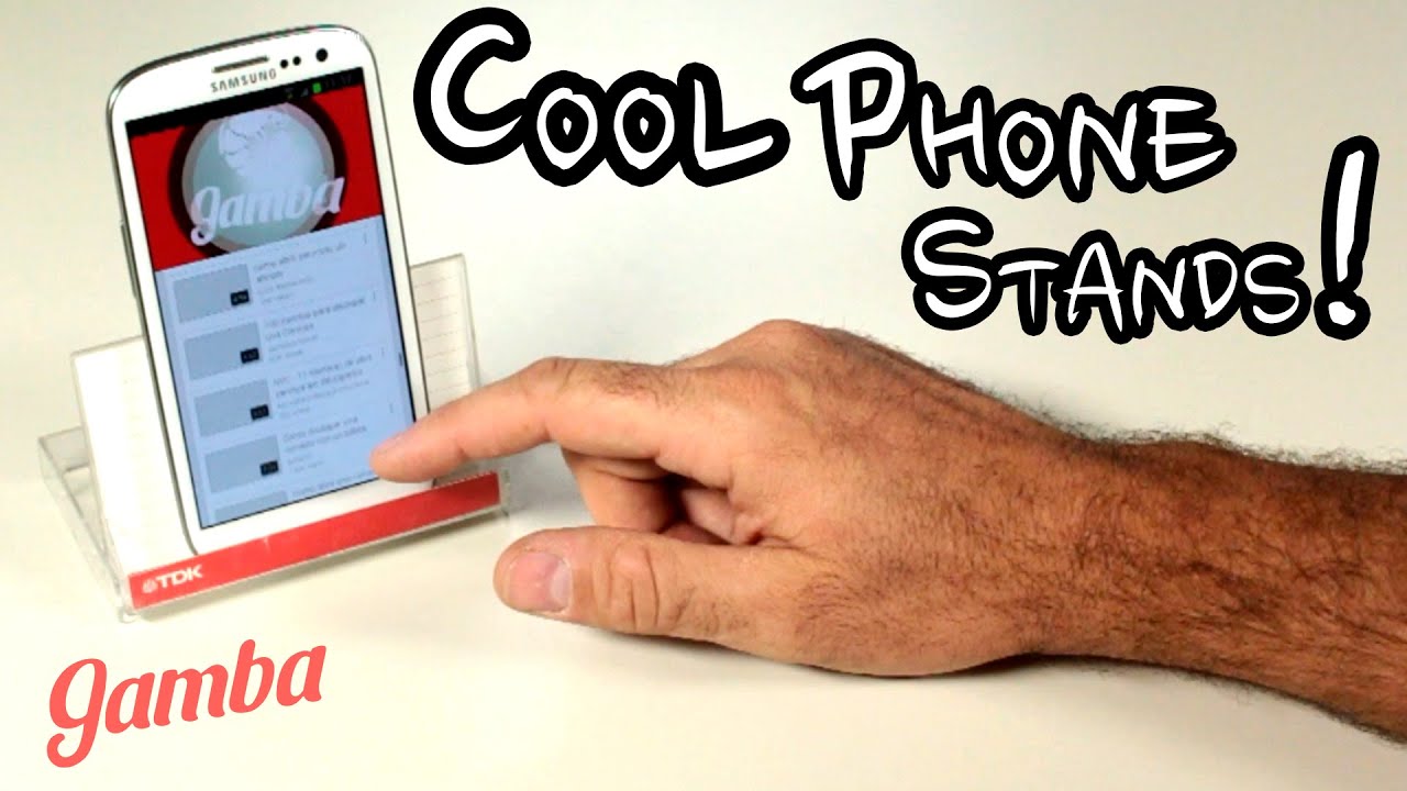 Creative Phone Stands - DIY - YouTube
