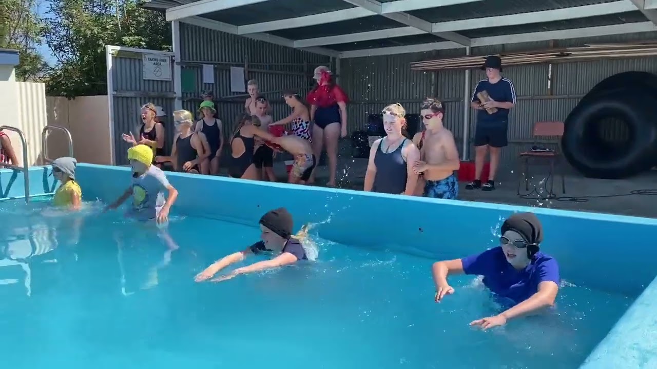 Fun Swimming Sports - Halcombe School - March 2022 - YouTube