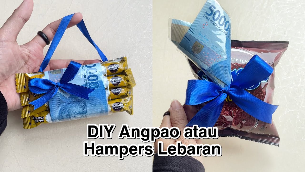 Ide Angpao / Hampers Lebaran pakai Snack Chocolatos dan Chiki - YouTube