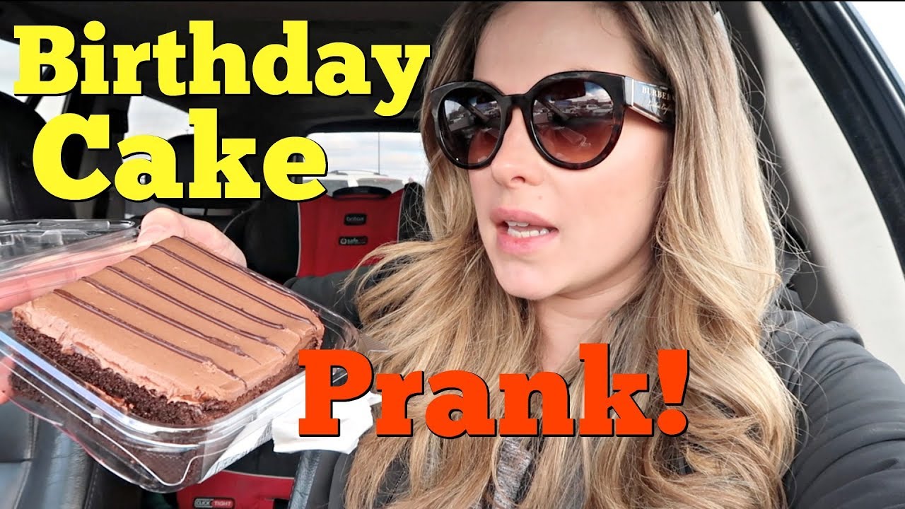 BIRTHDAY CAKE PRANK - Pranksters in Love Family - YouTube