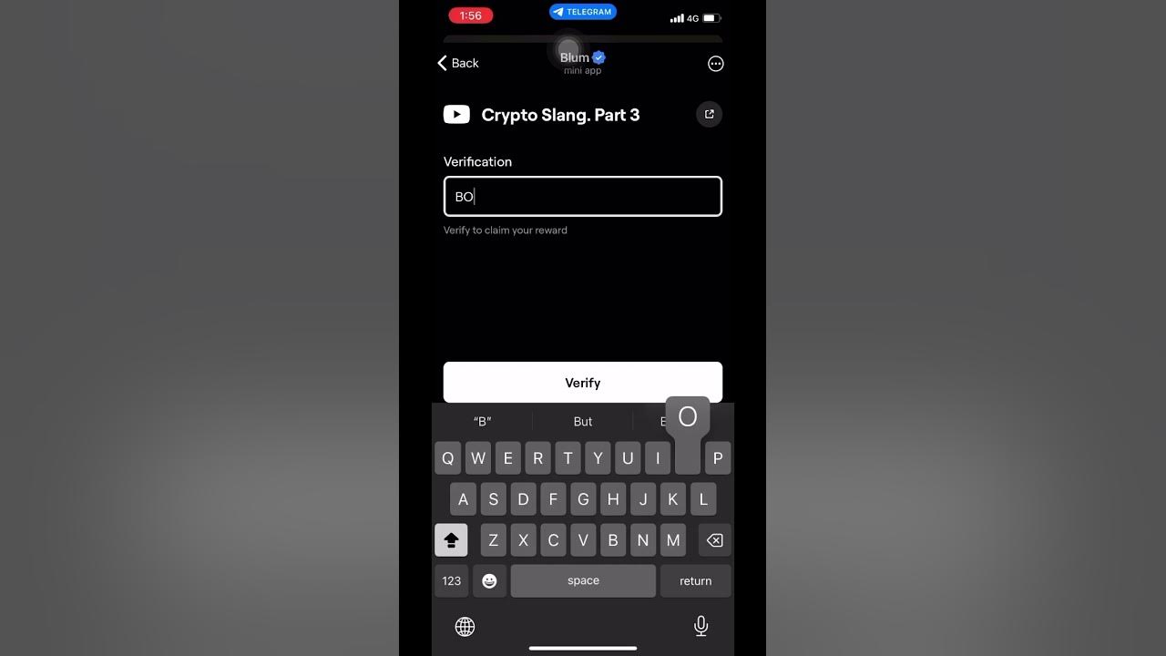 Crypto slang part 3 code Blum - YouTube