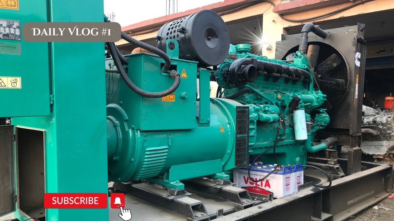 Cummins NT855 big cam starting & load test #starheavymechanical #works ...