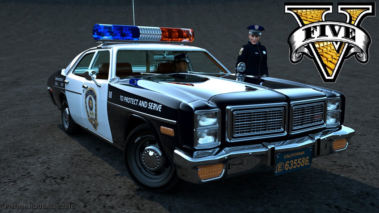 GTA 5 1977 Dodge Monaco LAPD Police oi3 FiveM - YouTube
