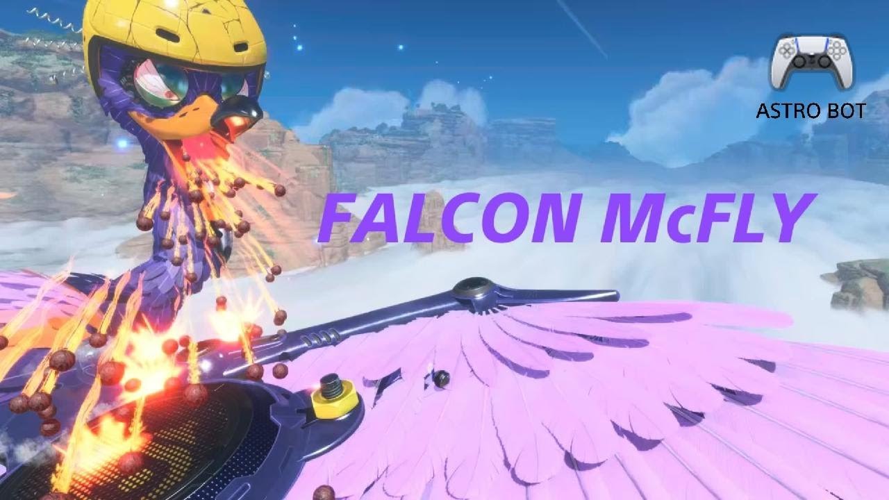 [ASTRO BOT] Falcon McFly - Feather Cluster Boss Fight Level Walkthrough ...