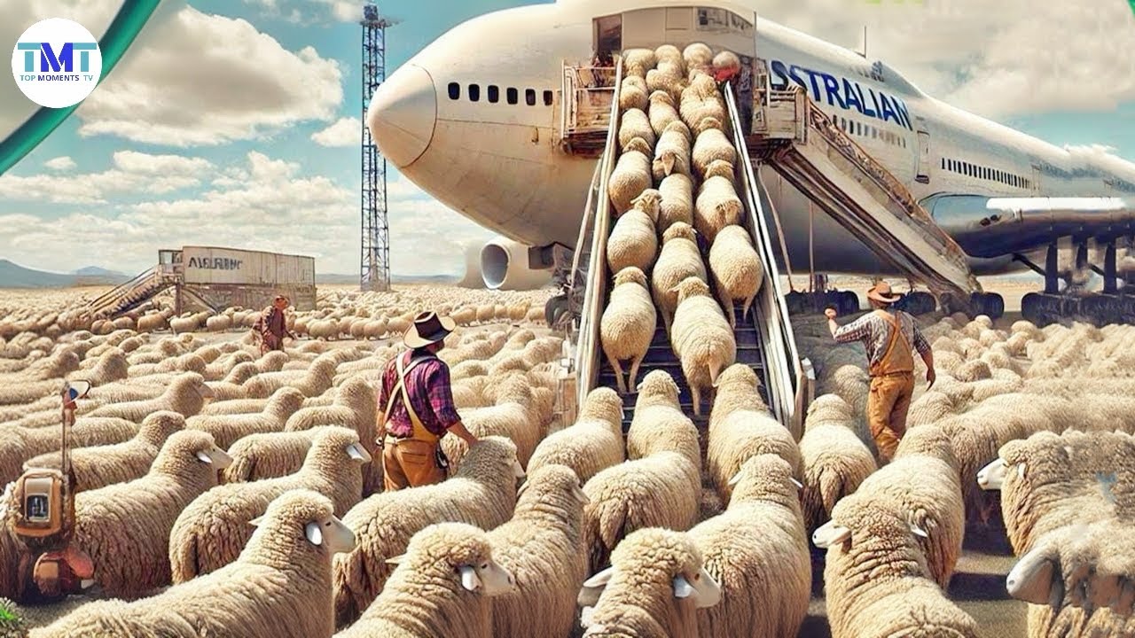 Transporting 9.9 Million Sheep This Way | The Largest Heavy Equipment ...
