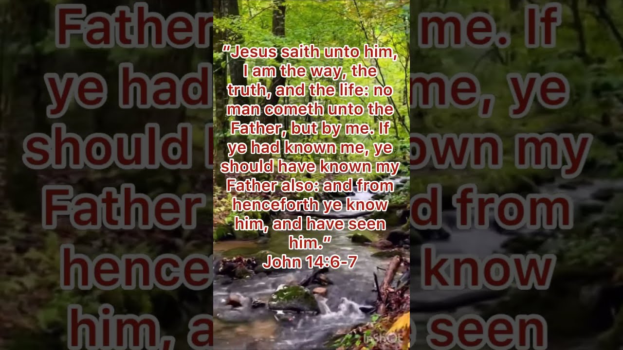 Bible Verse John 14 6 7 bible godisgood god YouTube Bible Verse John 14 6 7 bible godisgood god YouTube