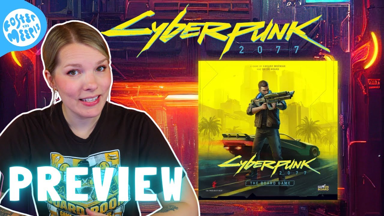 Cyberpunk 2077 The Board Game Preview | Gamefound - YouTube