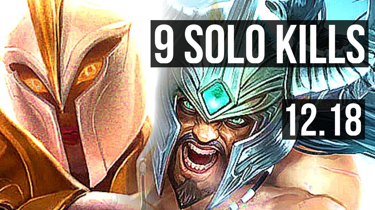 Kayle Vs Trynda Top 9 Solo Kills 2 3m Mastery 1100 Games