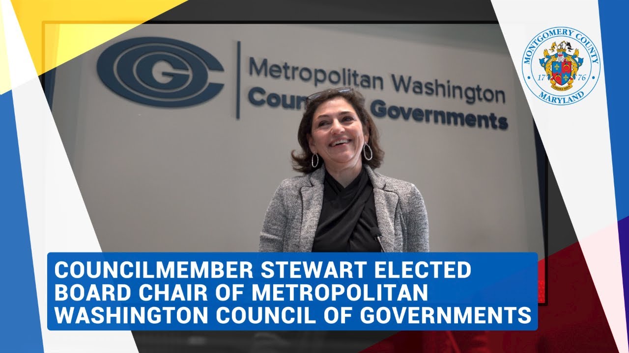 Councilmember Kate Stewart Elected COG Board Chair - YouTube