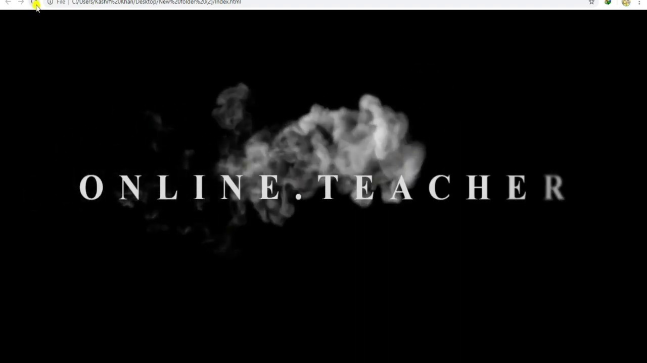 Smoke Effect Using Html And Css Youtube 8686