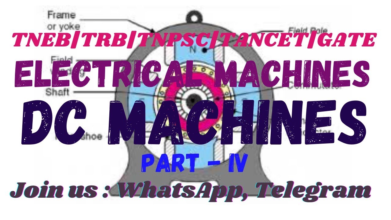 DC Machines Part - IV| Electrical Machines |TNEB AE | TRB | TNPSC AE ...
