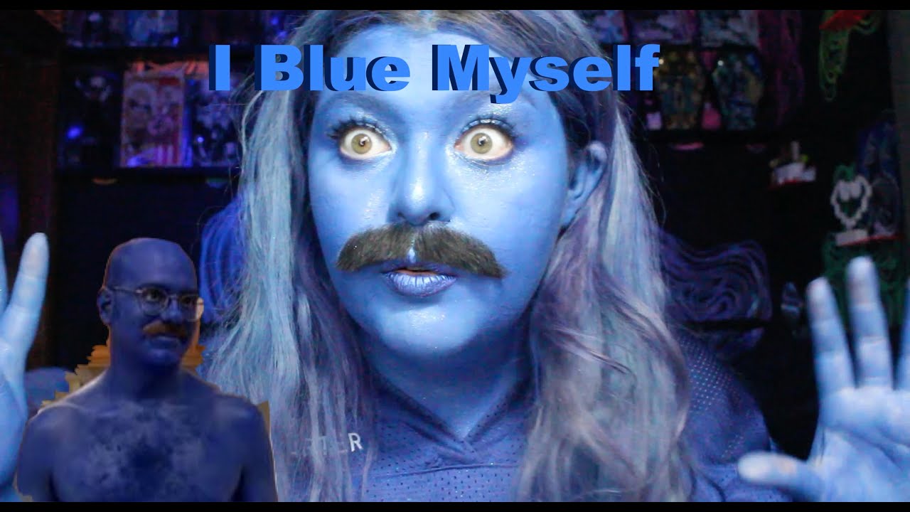 Painting My Body Blue and Vibing - YouTube